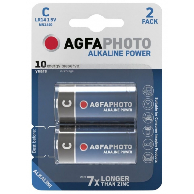 AgfaPhoto Alkaline Baby Battery C B2