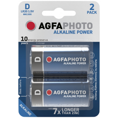 AgfaPhoto Alkaline Mono Battery D B2